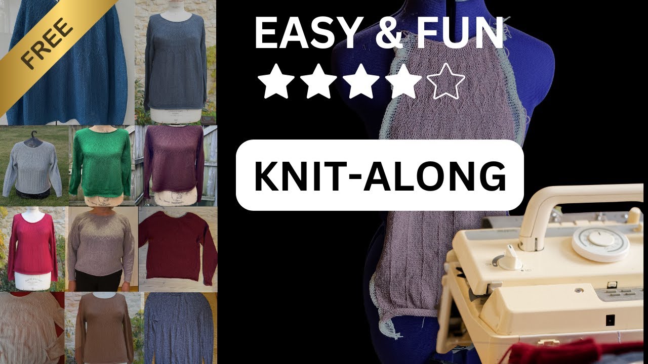 Free Community for Machine knitting | FREE Round Yoke Pullover/Jumper ...