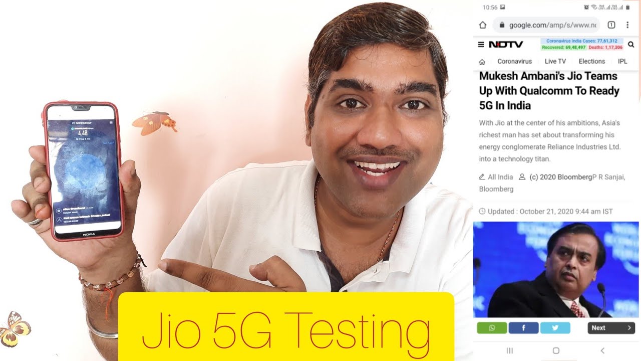 JIO & Qualcomm 5G Collaboration - YouTube