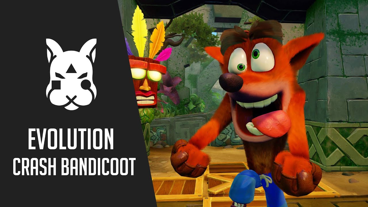 Evolution : crash bandicoot 1996 - 2019 - YouTube