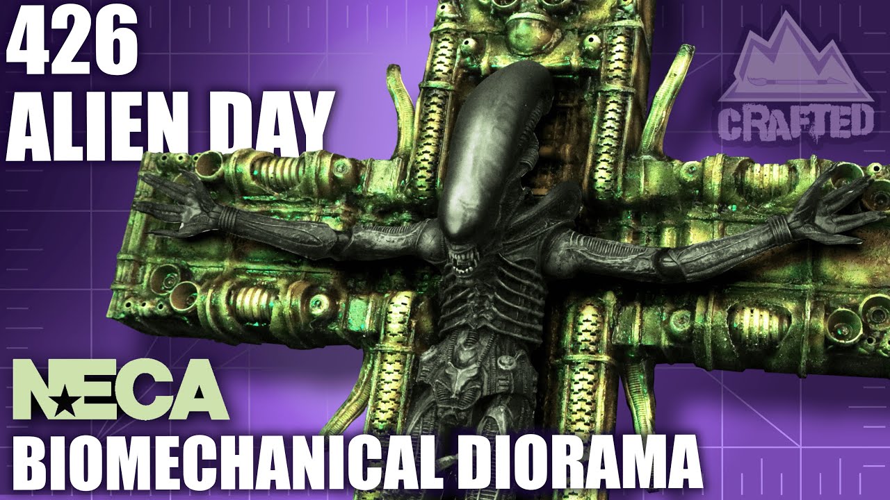 NECA ALIEN - BIOMECHANICAL DIORAMA - Alien Day 426 | CRAFTED Episode 33 ...