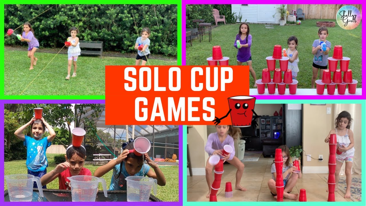 5 Fun Games To Play With Solo Cups! #solocupgames - YouTube