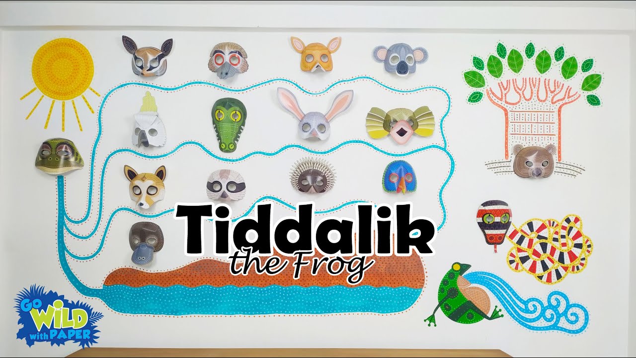 Tiddalik the Frog Mural - YouTube