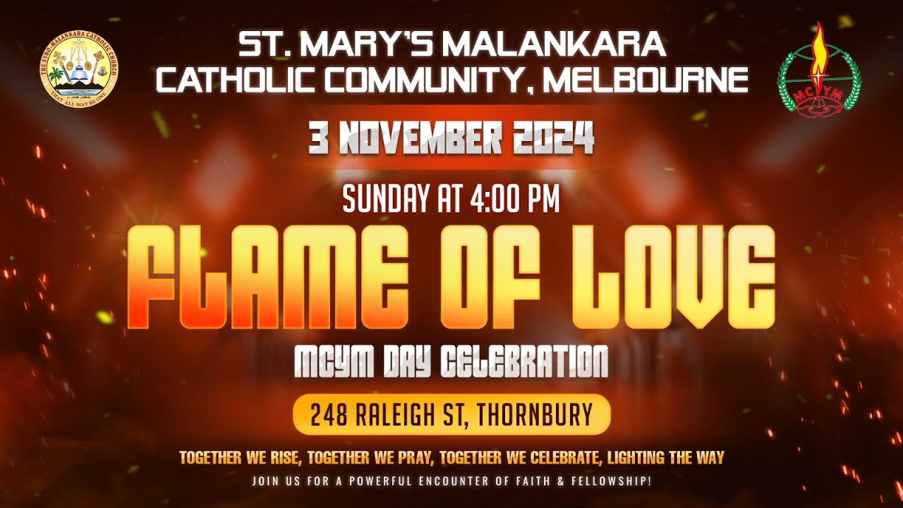 Flame Of Love -2024 | MCYM DAY, SMCC Melbourne - YouTube