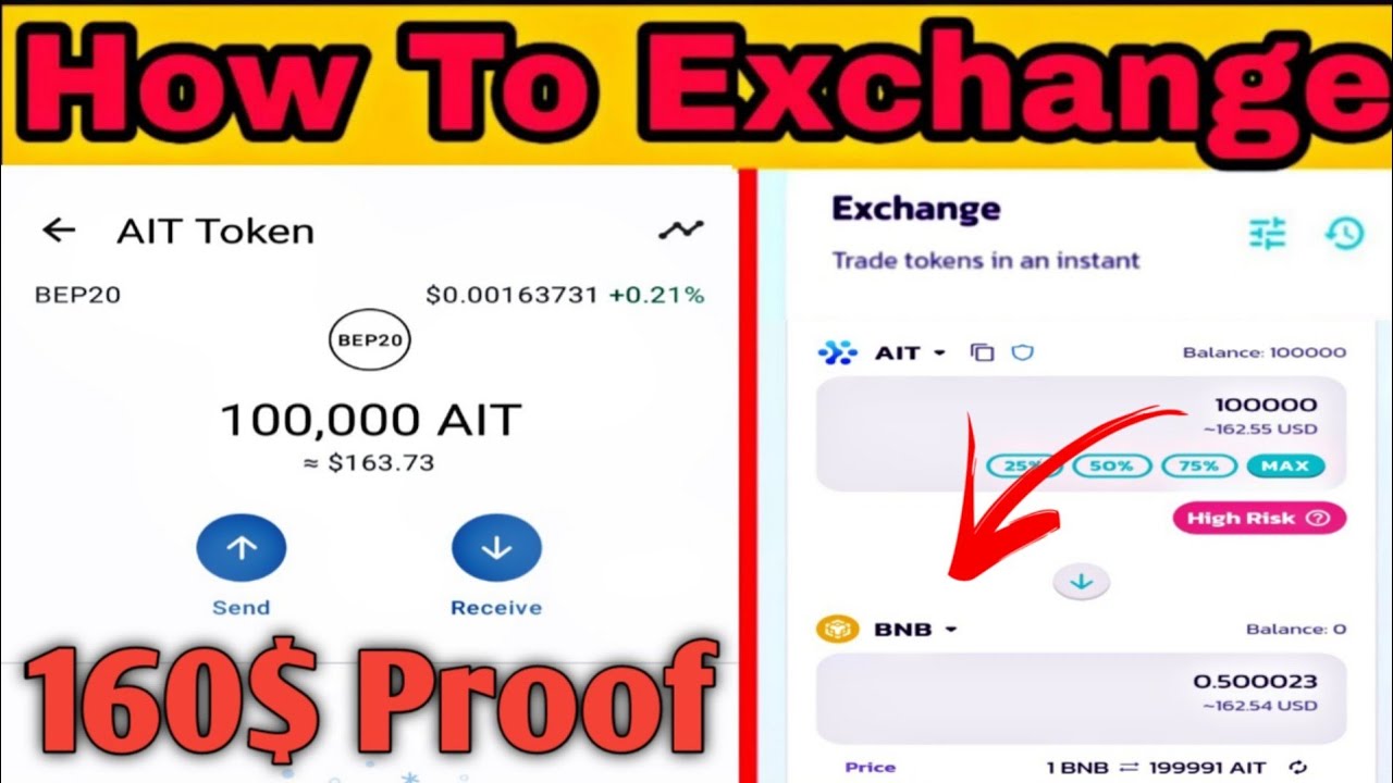 160$ Proof || Ait Airdrop Token Swap || Ait Token Swap || How To Exchange Ait Token || Ait Swap ...