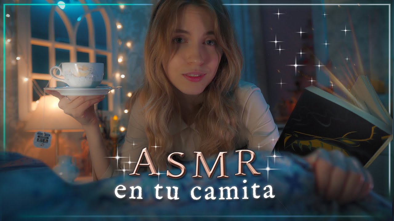 ASMR en tu CAMITA • PRINCESA AURORA te ayuda a DORMIR ️🏰 Atención ...