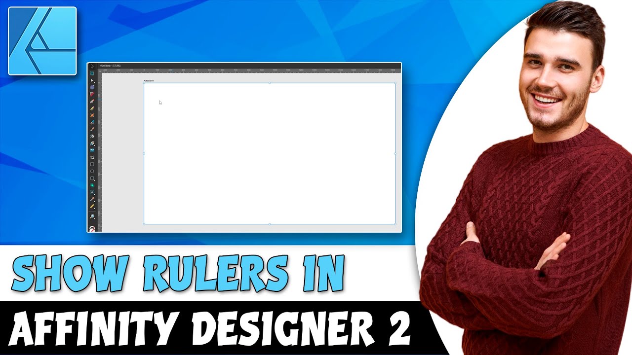 How To Enable And Show Rulers In Affinity Designer 2 - YouTube