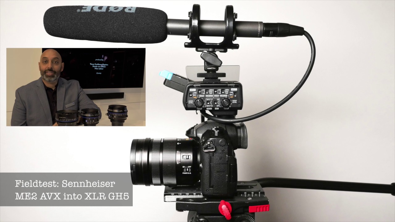 Panasonic GH5 XLR Adapter DMW-XLR1 with Sennheiser + Rode Mics - YouTube