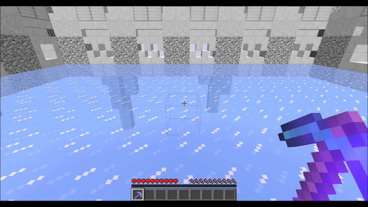 How to play: "Don't Break the Ice" a spleef minigame - YouTube