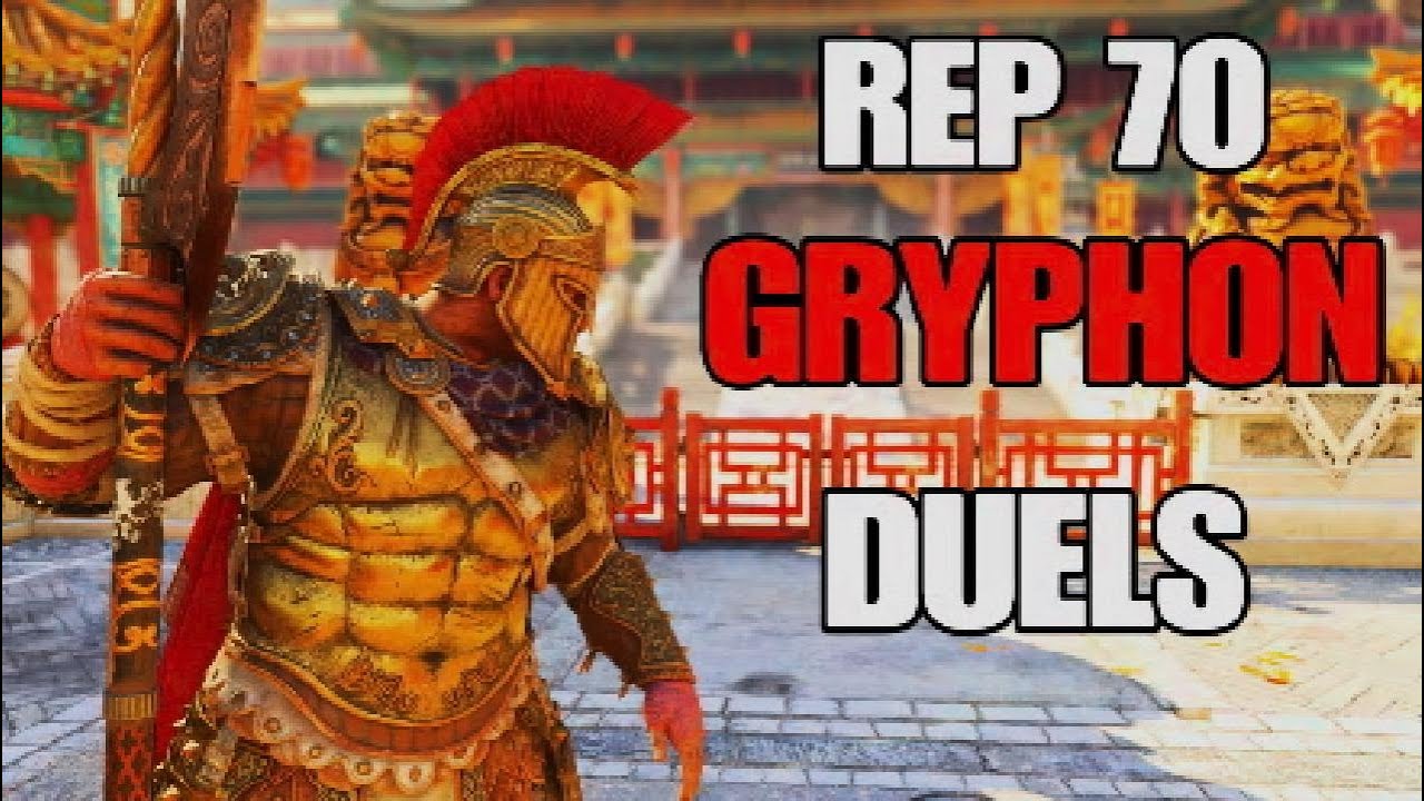 [For Honor] - Rep 70 Gryphon Duels - He does so much damage! - YouTube