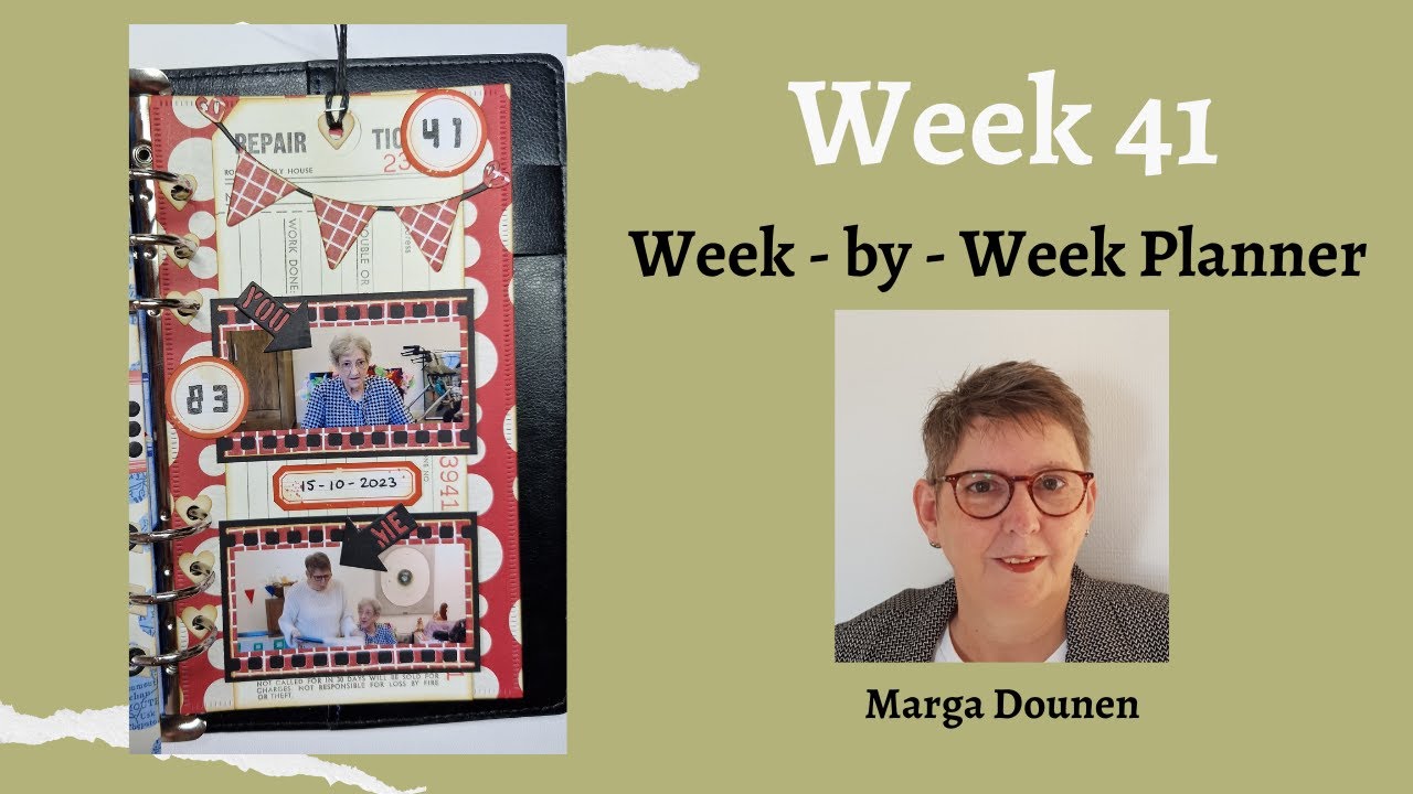 Week 41 week by week planner Journal - YouTube
