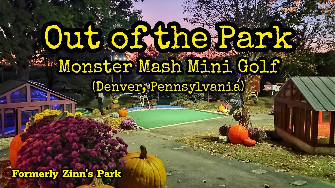 Out of the Park Monster Mash Mini Golf (Denver, Pennsylvania) - YouTube