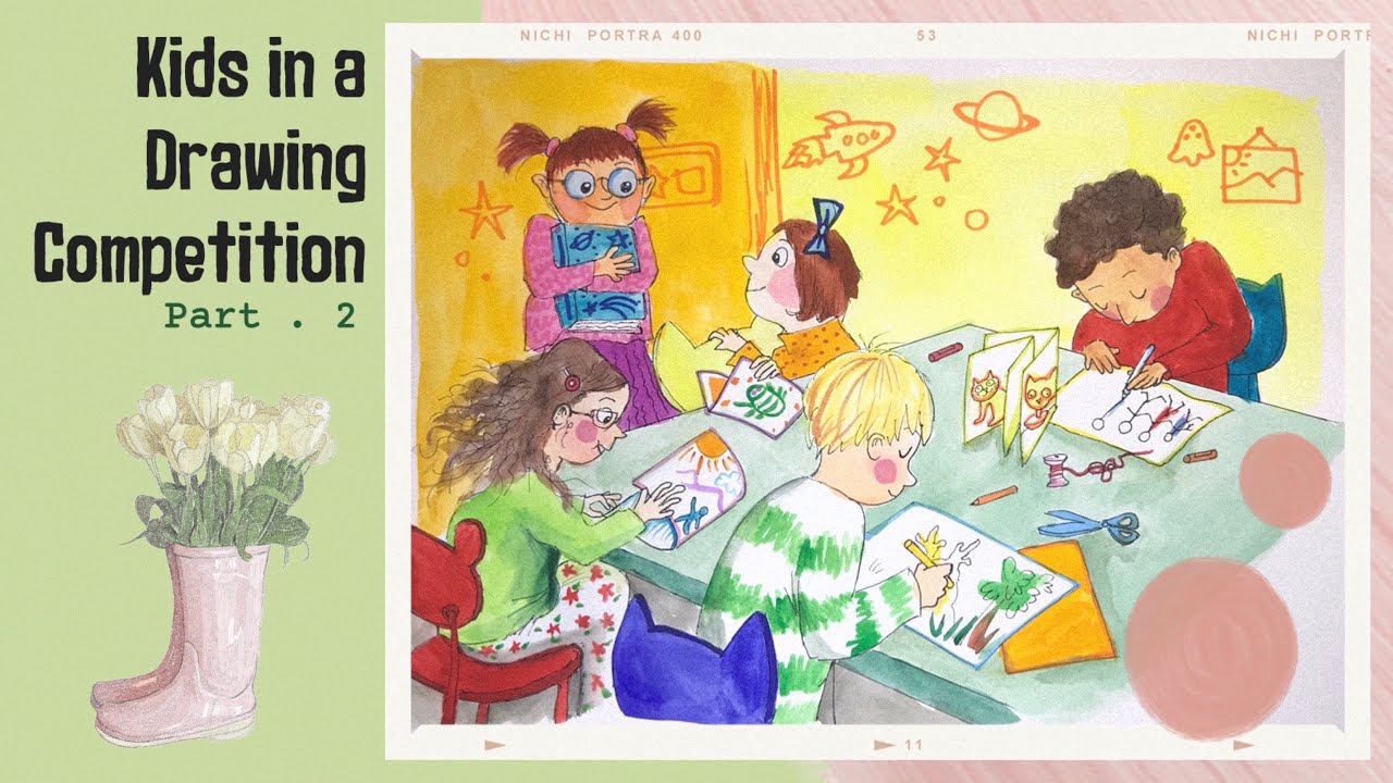 Kids in a Drawing Competition | Art For Kids (Part. 2) - YouTube Music