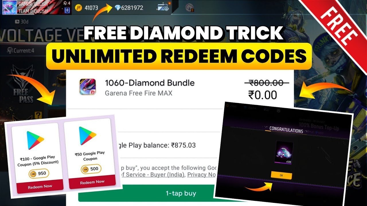 NEW BUG😨 FREE DIAMONDS TRICK കിട്ടി🔥- para SAMSUNG A3,A5,A6,A7,J2,J5,J7 ...