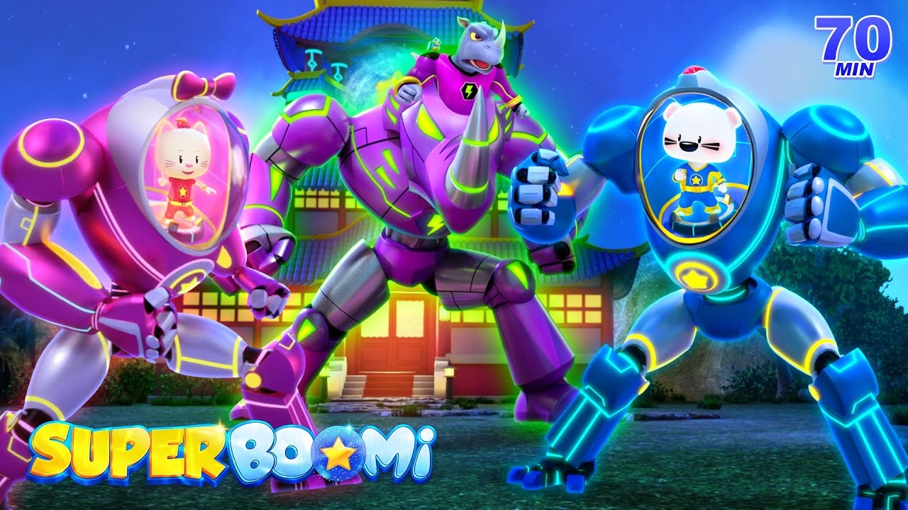 Ninja Village in Danger!🥷Robot Ninja to the Rescue! | Super BOOMi ...