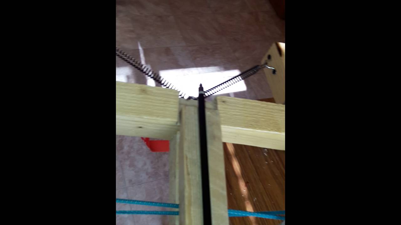 Homemade crossbow with springs - YouTube