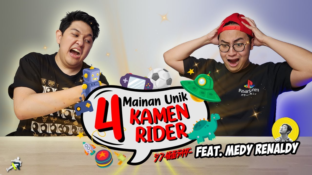 MEDY RENALDY TERKEJUT MELIHAT MAINAN UNIK DARI KAMEN RIDER INI! 🤯😱 ...