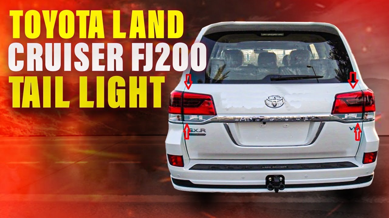 Toyota Land Cruiser FJ200 Tail Lights 2016-2021(After Installation ...