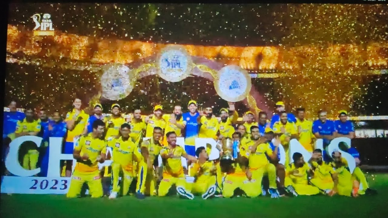 | TATA IPL 2023 AWARD CEREMONY CSK 💛💛💛 CHAMPION 🏆🥇🏆 #ipl2023 #cskvsgt # ...