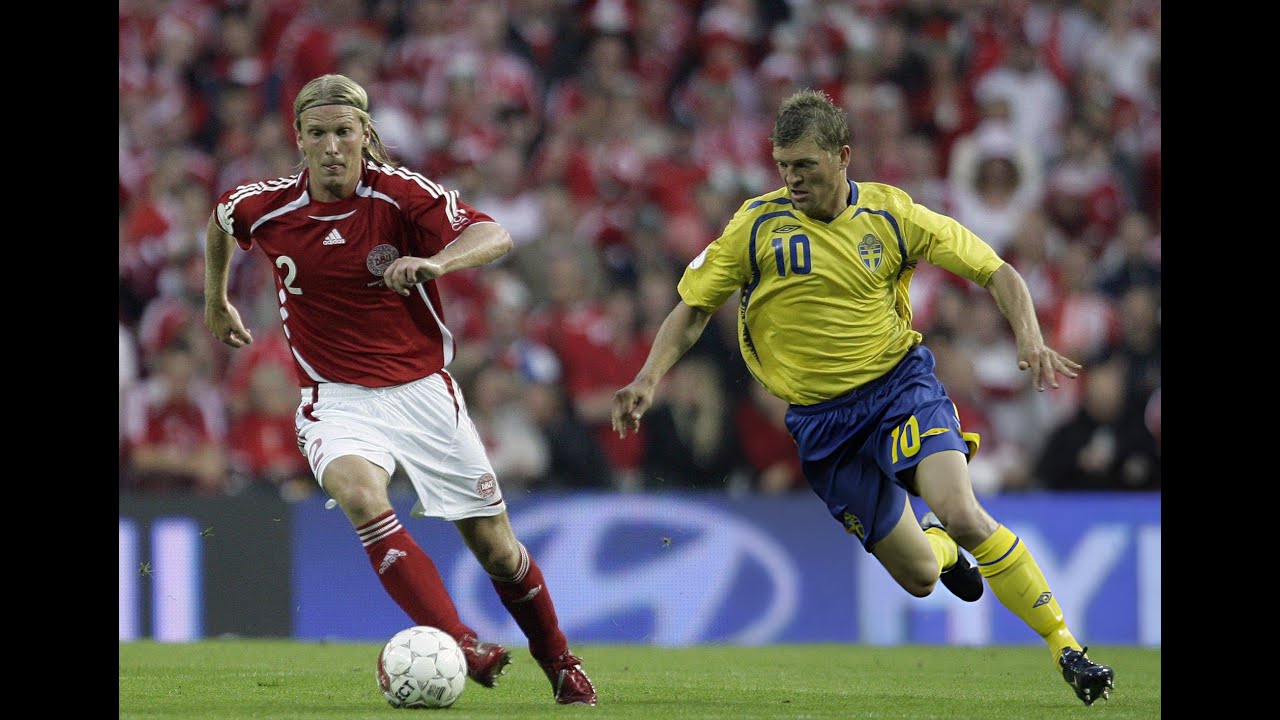 Denmark vs Sweden UEFA Euro 2008 Qualifiers, 2 June 2007 - YouTube