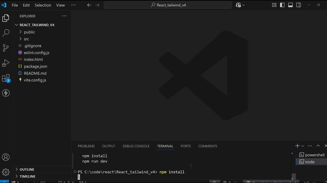 How to Setup Tailwind CSS V4 in React with Vite for Beginners in 2025 - YouTube