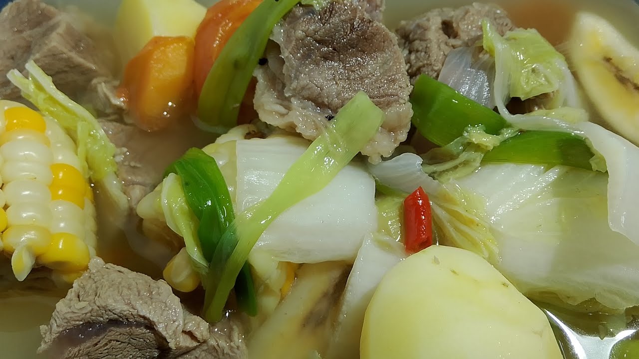 BEEF NILAGA VEGGIES SOUP STEW HOW TO COOK - YouTube