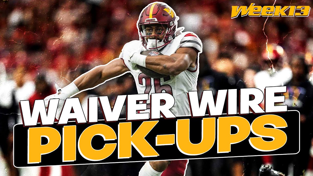 Top 10 MUST ADD Waiver Wire Players for Week 13.. - YouTube