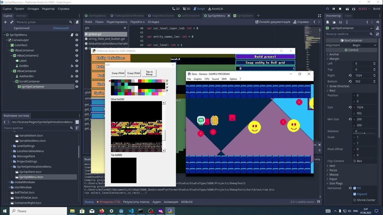 [SGDK] Preloaded sprites in studio - YouTube