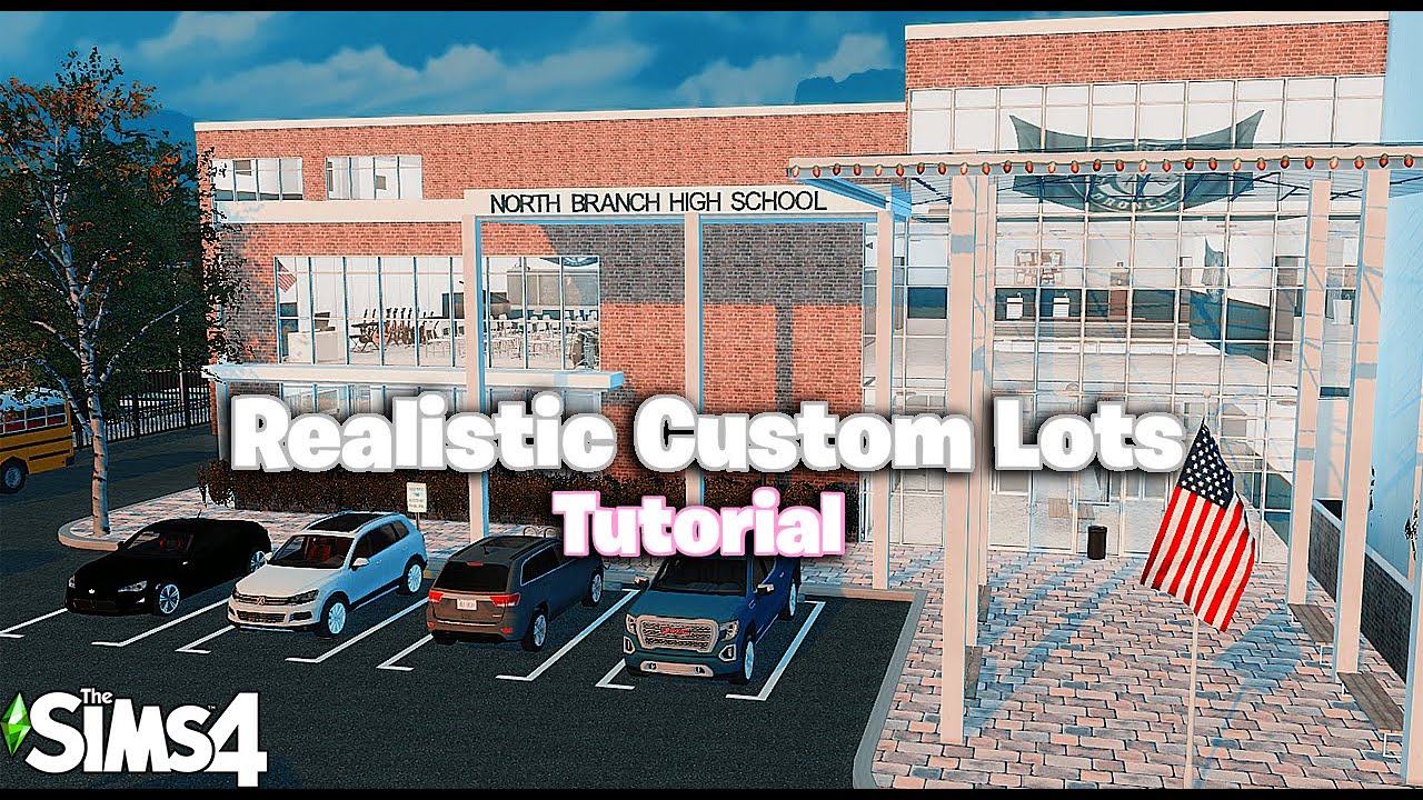 Realistic Gameplay With Custom Lots 🏫 (Tutorial + Links) | The Sims 4 ...