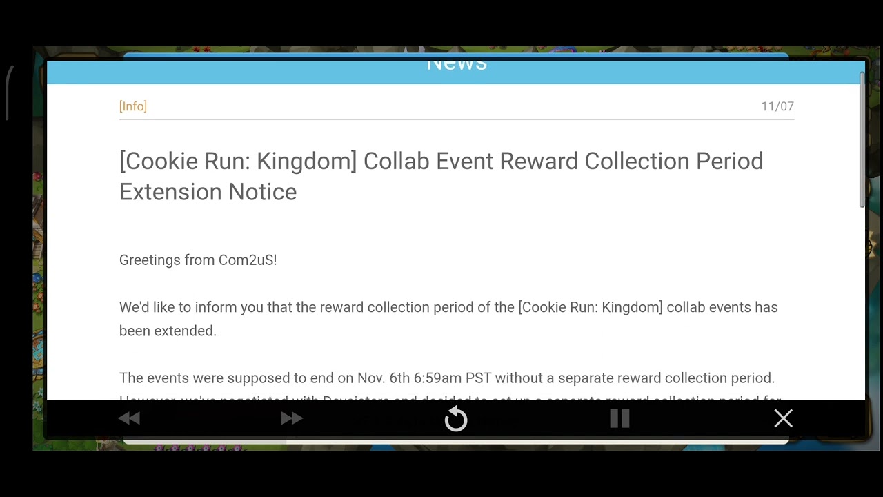 [Info] [Cookie Run: Kingdom] Collab Event Reward Collection Period ...