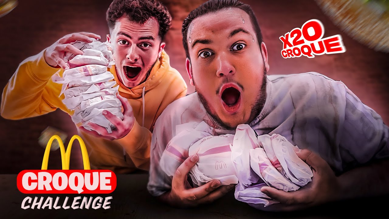 CROQUE MCDO CHALLENGE ! (Ft. @jerome_effel) - YouTube