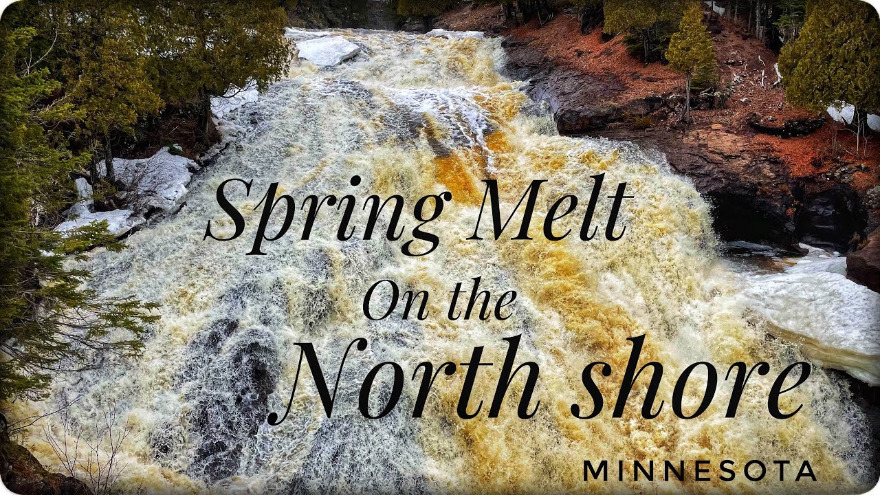 Minnesota North Shore Waterfalls: Spring Melt 2022 - YouTube