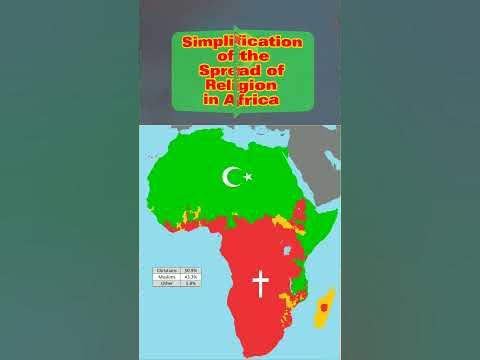 simplification of the spread of #religion in #africa #islam # ...