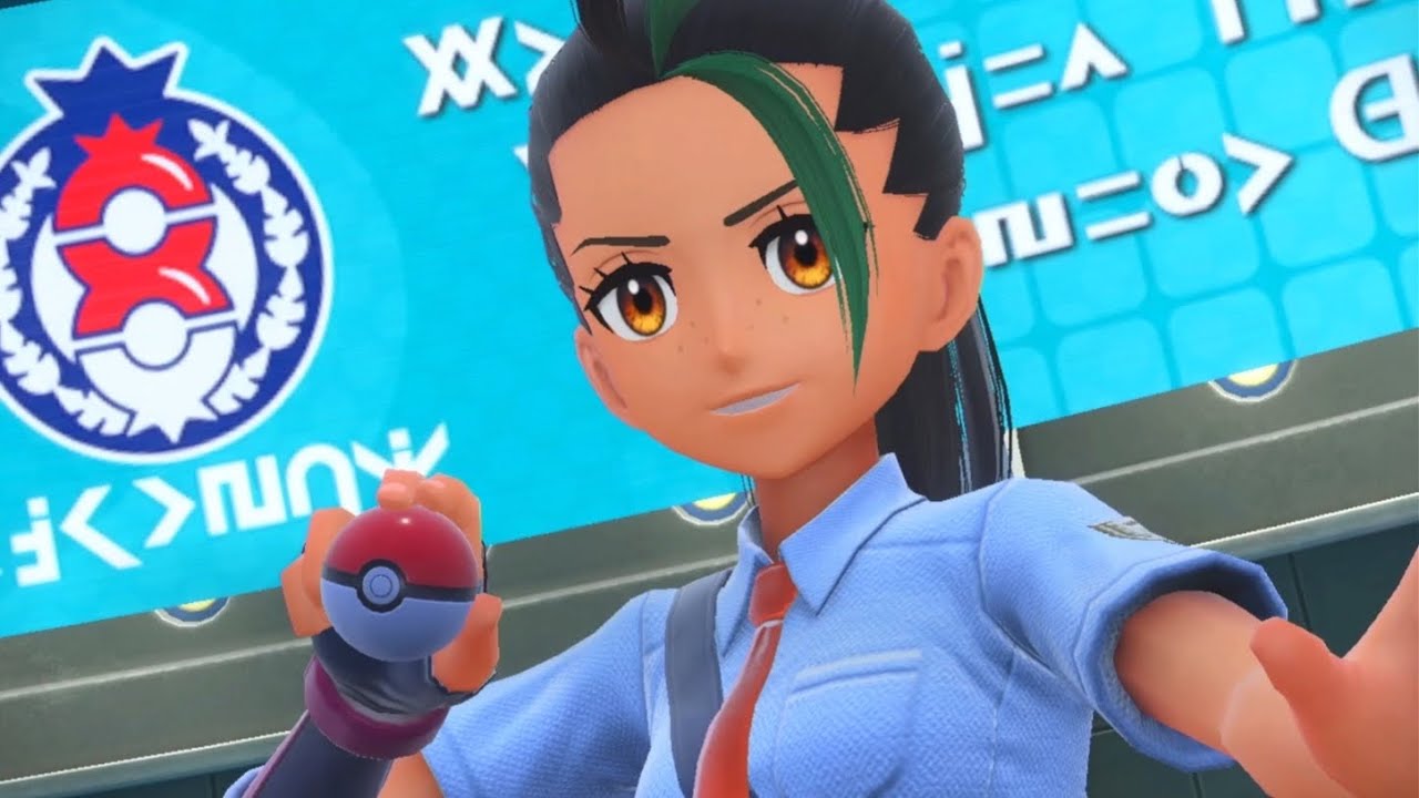 Pokémon Battle with special coach Nemona in Blueberry Academy Pokémon ...