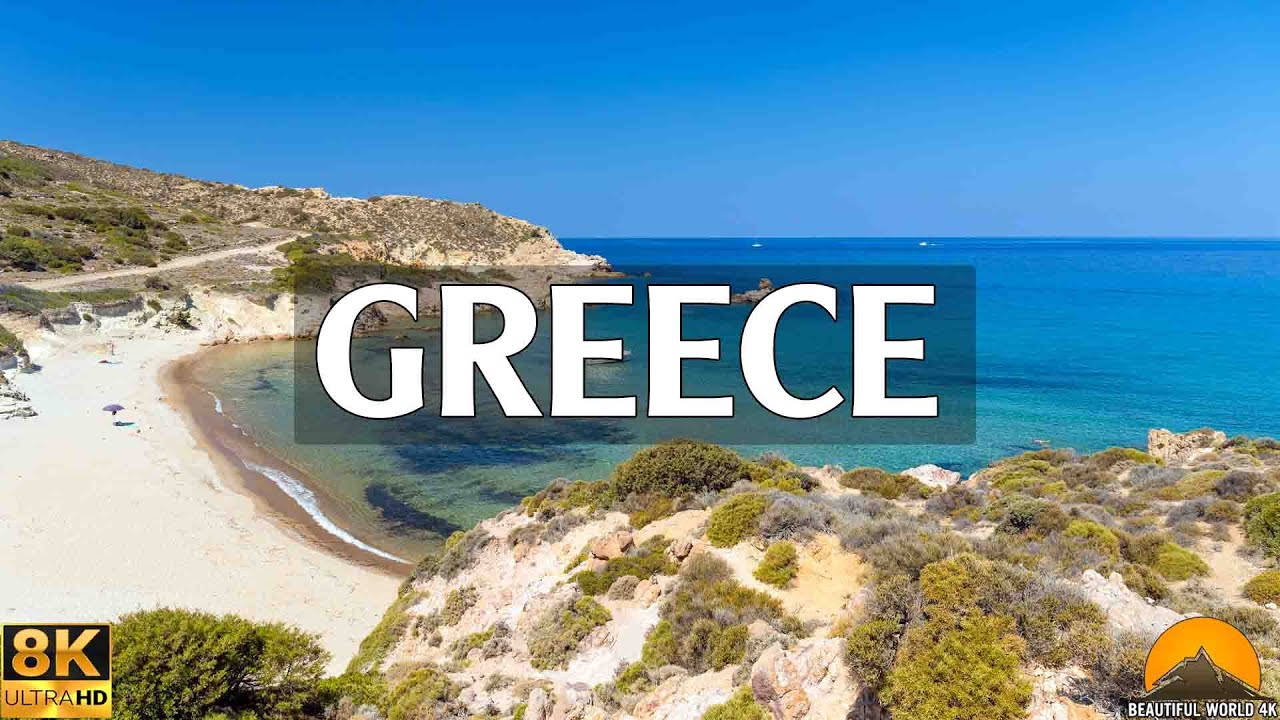 FLYING OVER GREECE (4K UHD) - Best Places to Visit in Greece - Travel ...
