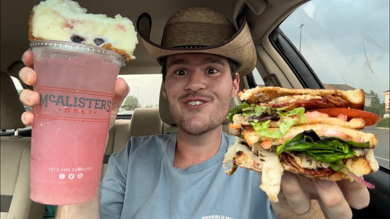 McAlister’s Deli Chicken Ranch BLT, Berries and Cream Cheesecake, and ...