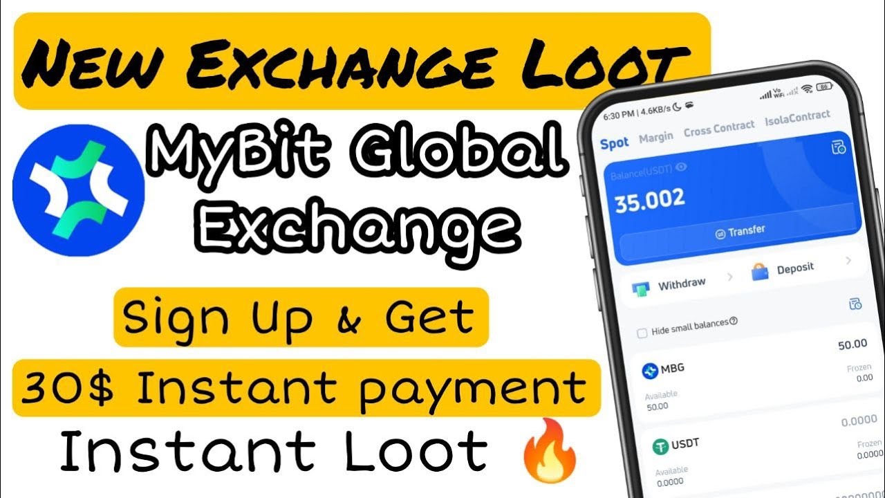 🔥Earn Free $30 Instant | Mybit Global Exchange Offer | Mybit Global ...