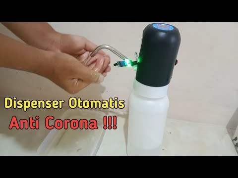 Membuat Dispenser Air Atau Hand Sanitizer Menggunakan Sensor Otomatis ...