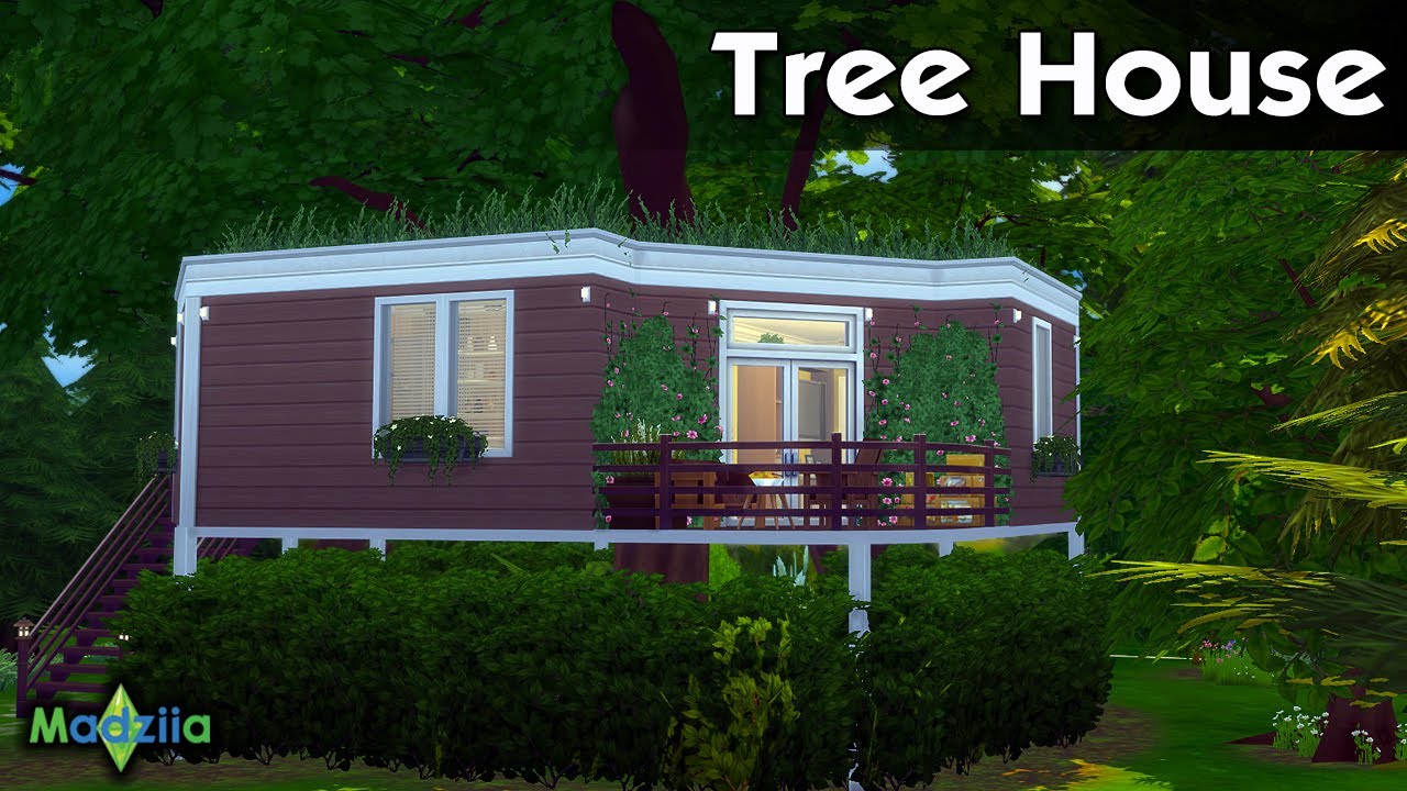 The Sims 4 || 🌲 Domek na drzewie 🌲 (Tree House) || StopMotion || +CC ...