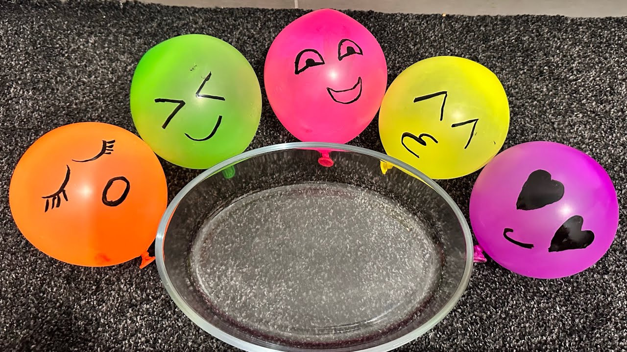 Making Fluffy Slime With funny Balloons!!! Satisfying Slime ! Balloons ...