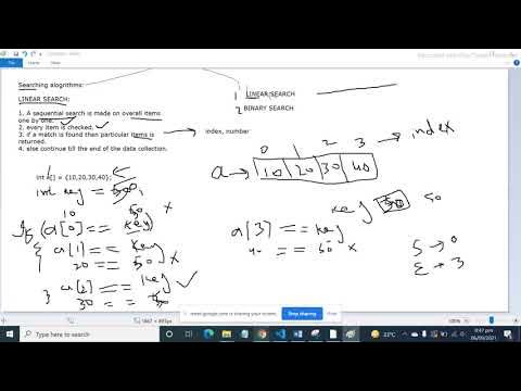 linear search - YouTube
