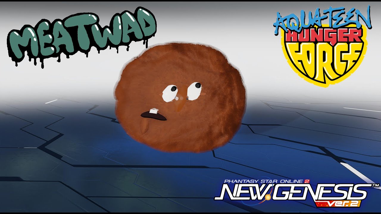 Meatwad (Aqua Teen Hunger Force) - PSO2 NGS Cosplay - YouTube