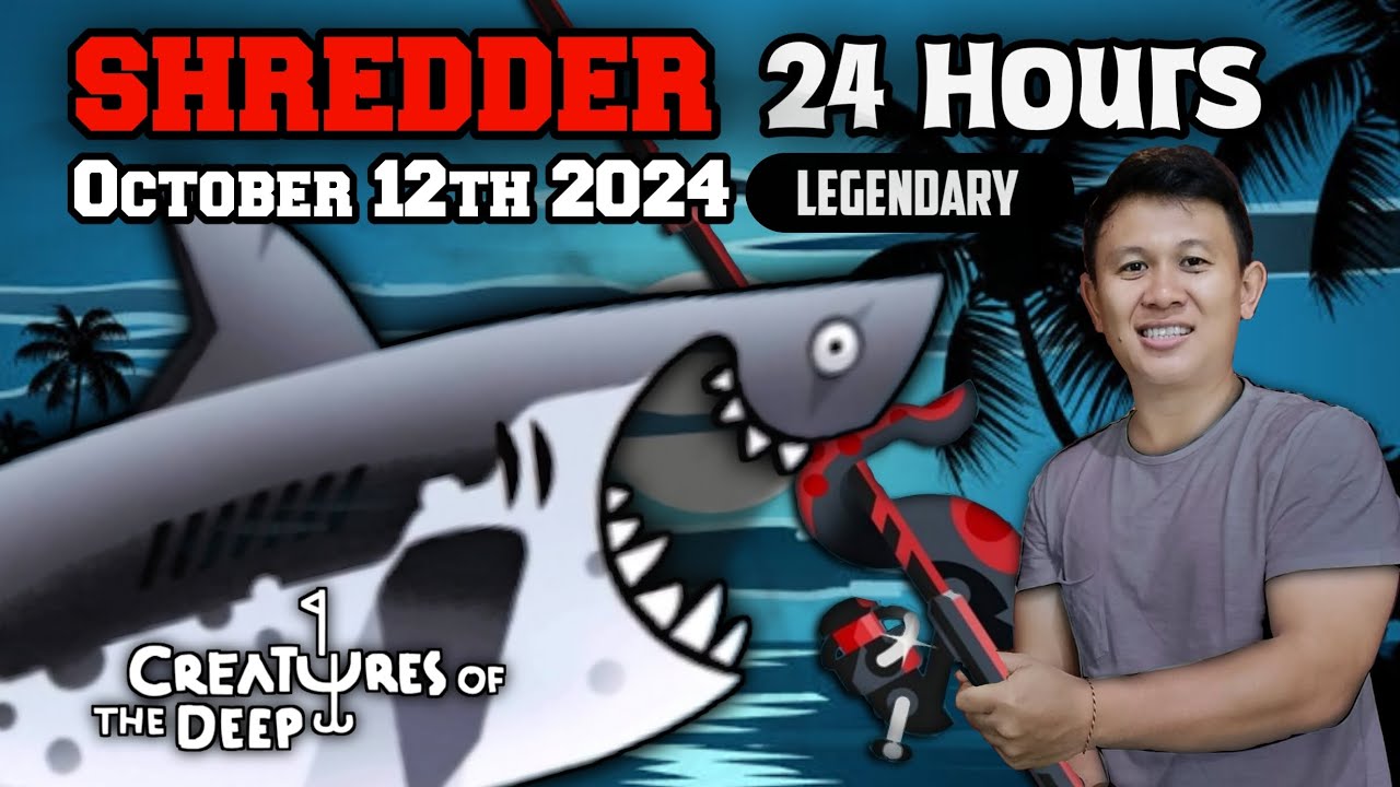 Shredder's Lair Today October 12th 2024 #creaturesofthedeep #shredder ...