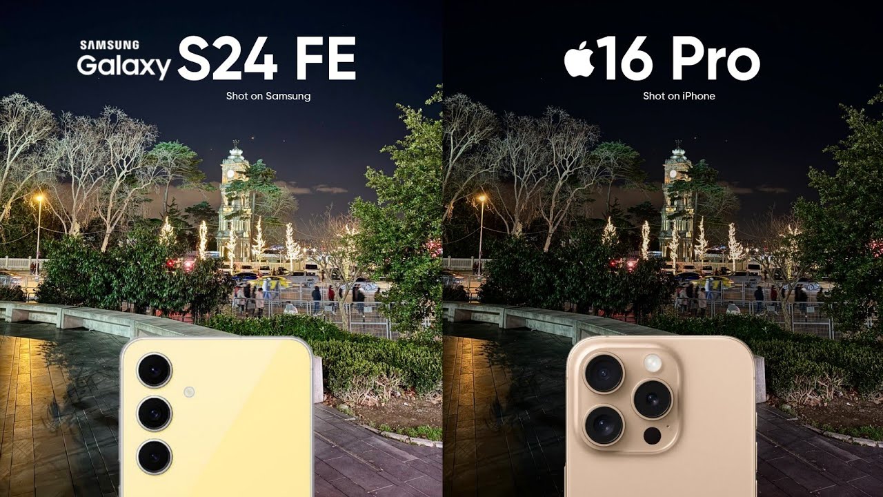 Samsung Galaxy S24 FE vs iPhone 16 Pro Camera Test - YouTube