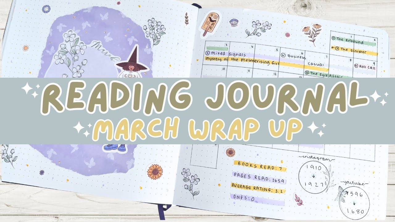 March Reading & Journal Wrap Up 📚 - YouTube