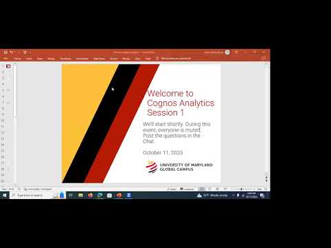 Introduction to Cognos Analytics - YouTube