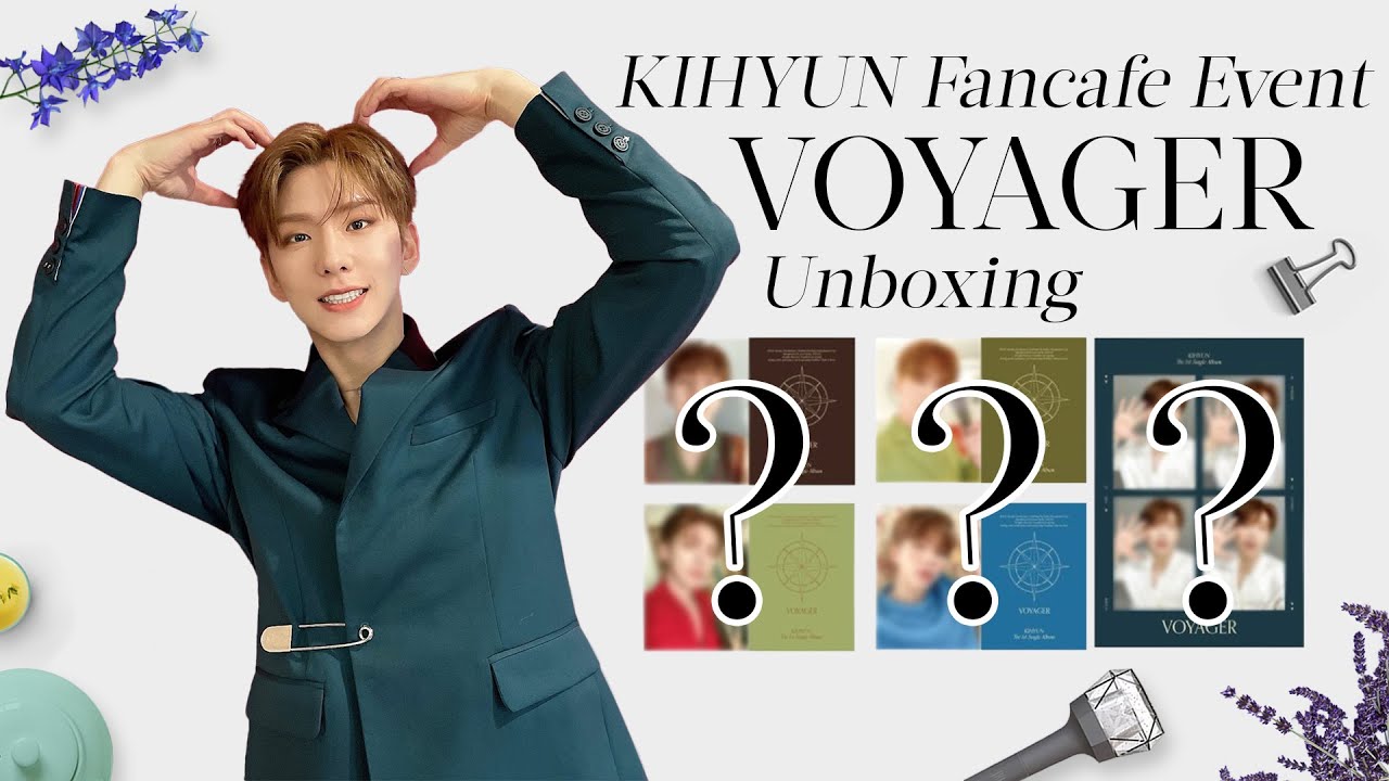 [UNBOXING] Kihyun VOYAGER Fancafe Event (ENG SUB) - YouTube