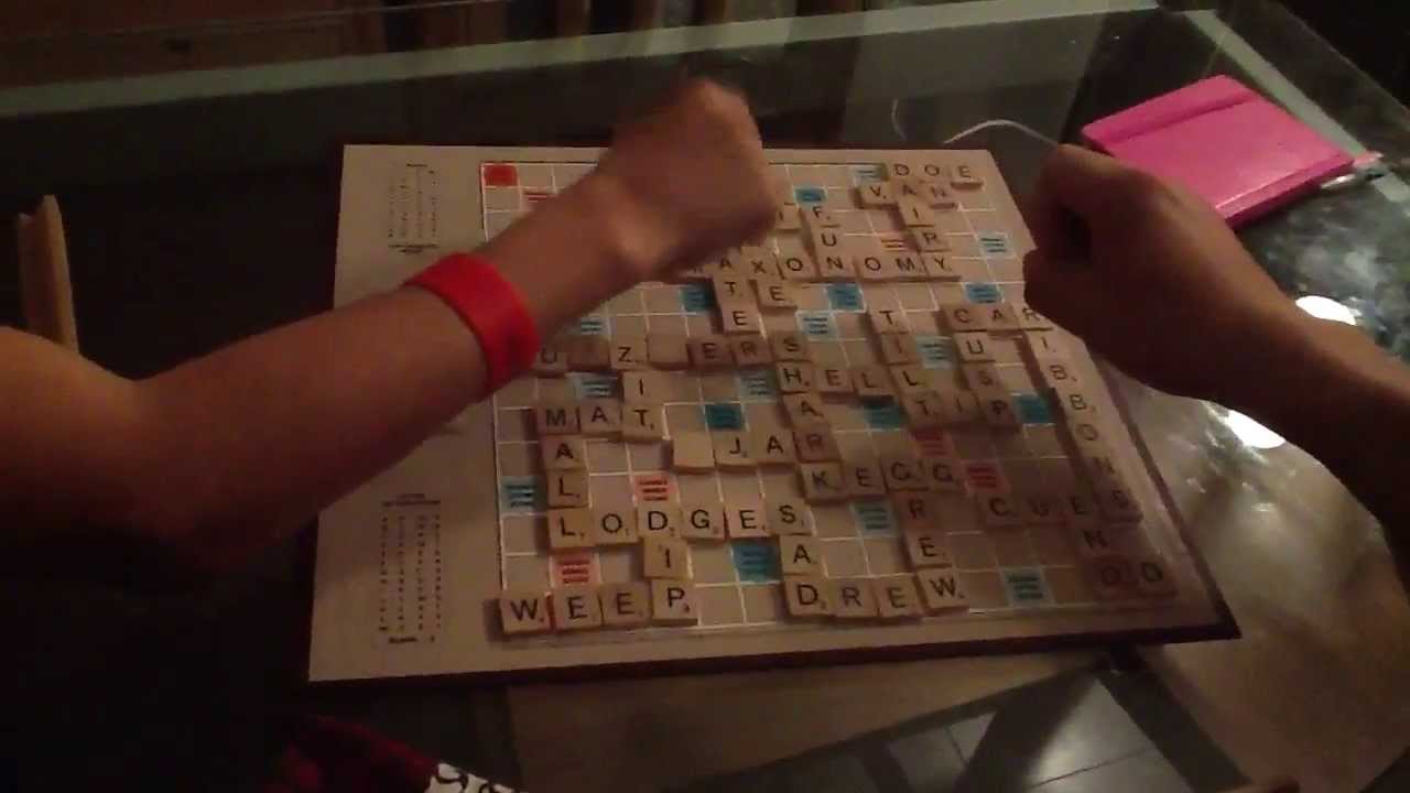 Best scrabble move ever 144 points - YouTube