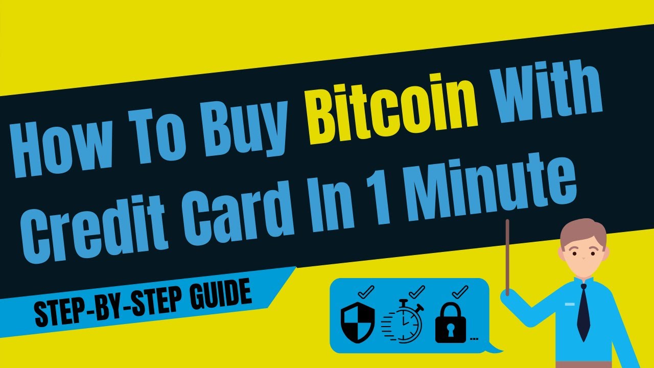 How To Buy Bitcoin With Credit Card In 1 Minute - YouTube