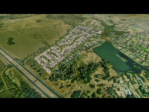 Lakeside Village Landscape Lindie Botha Oakhouse - YouTube