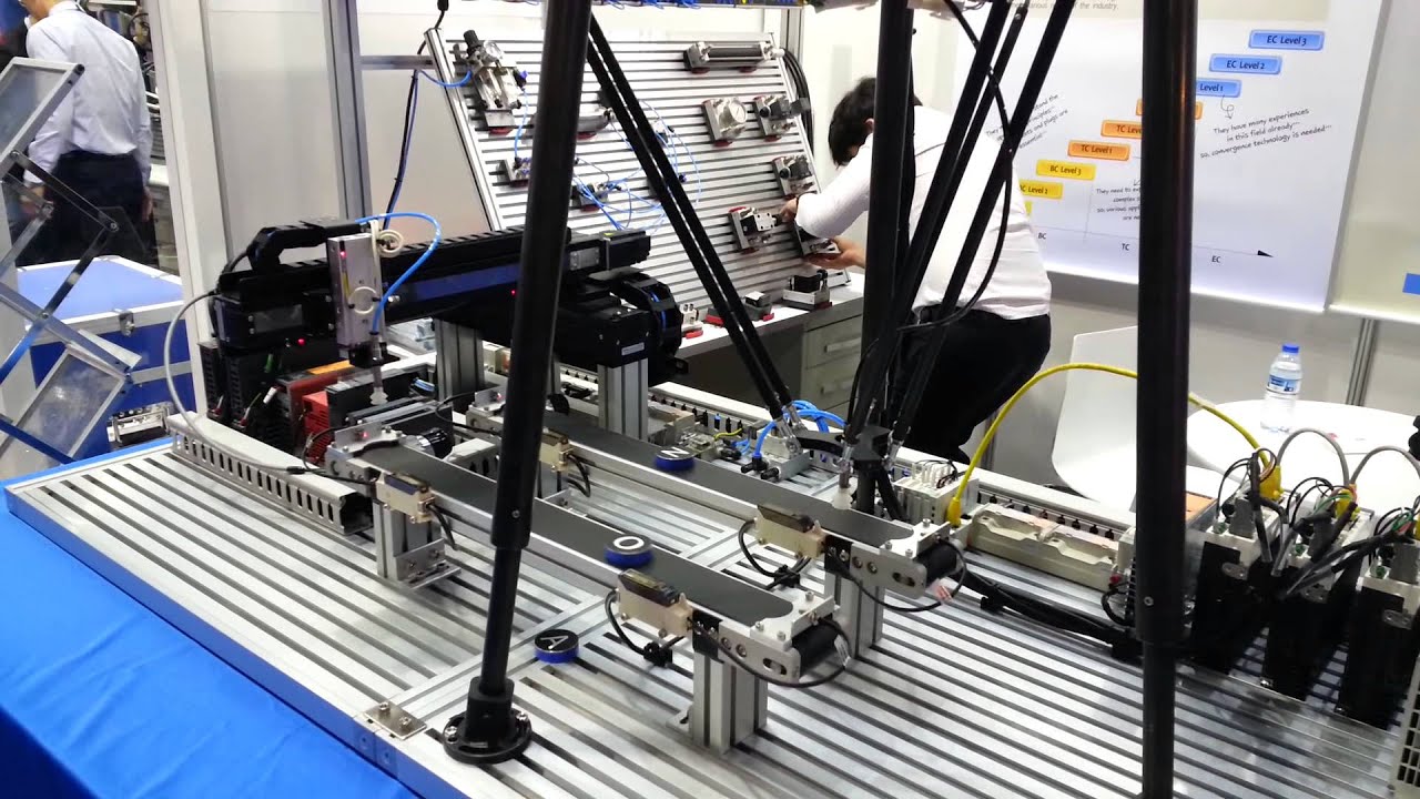 delta robot system - YouTube